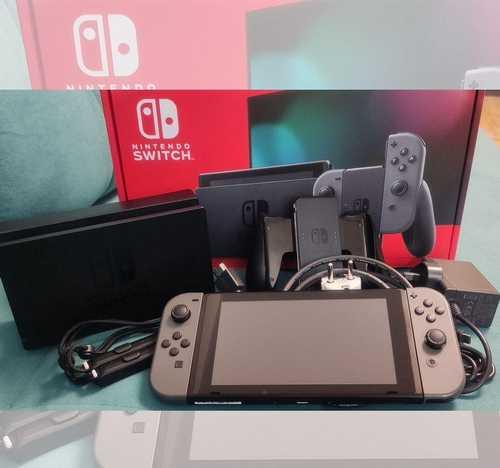 Nintendo switch rev2 "128gb" Чип