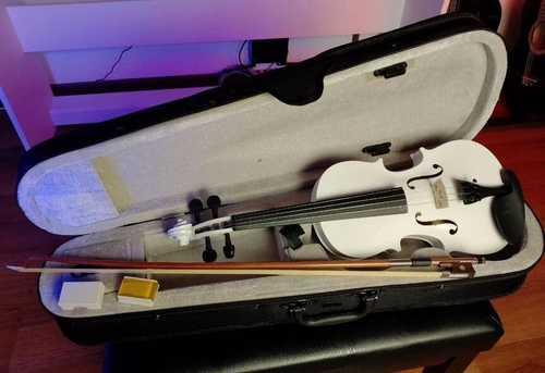 Новая белая скрипка Fabio SF3400 WH 1/2