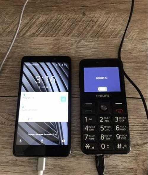 Телефон Philips Xenium и Vertex