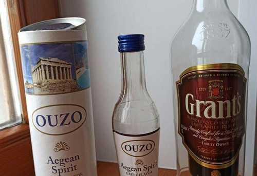 Бутылки стеклянные из Греции.черногории, Шотландии