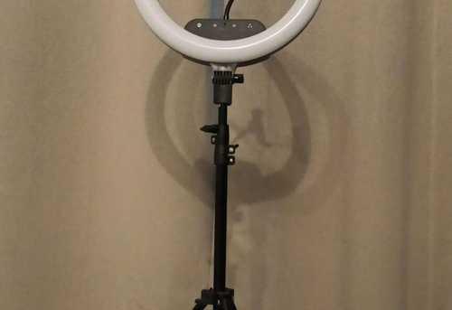 Кольцевая селфи-лампа со штативом