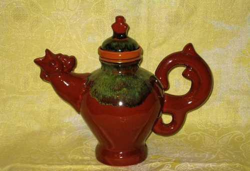 Чайник заварочный Петух (керамика СССР)