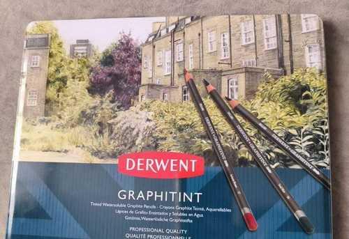 Цветные карандаши Derwent graphitint 24