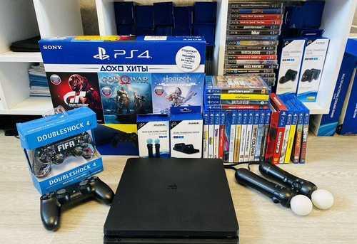 Ps4 Sony Playstation 4 slim идеал аксессуары