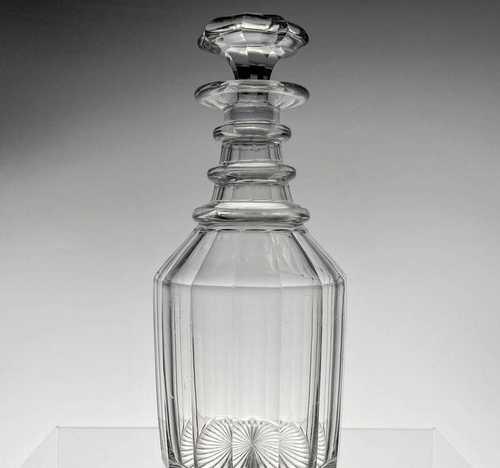 Графин Mushroom. Англия, стекло, 1820-1840 гг