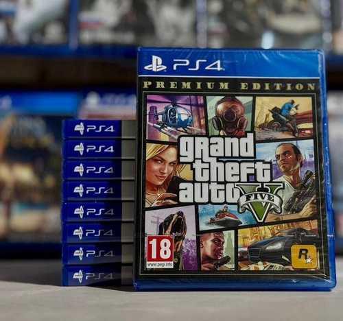 GTA V Grand Theft Auto. Premium Edition (PS4)