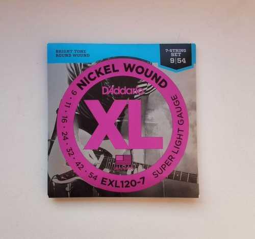 D'addario EXL120-7 Струны для 7 струнной гитары