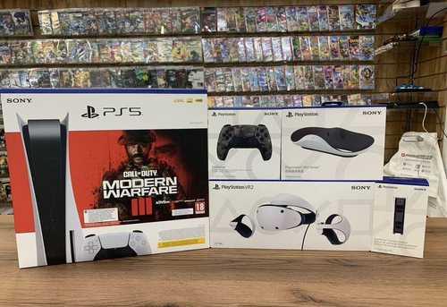 Sony Playstation 5 MW3 bundle + VR2 + аксессуары