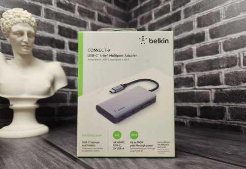 Адаптер Belkin USB-C 4 in 1 Multiport Adapter