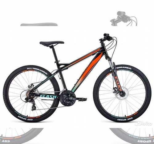 Велосипед 26д. Forward, flash (2.0), чёрно-оранжев