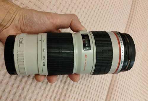 Объектив Canon zoom lens EF 70-200mm 1:4 L USM