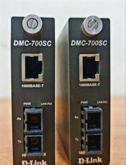 Медиаконвертер D-link DMC-700SC (2шт)