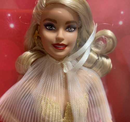 Кукла Барби Barbie Holiday новогодняя 2023