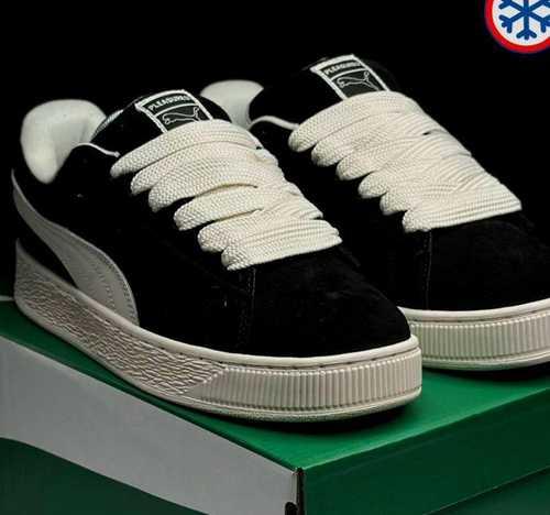 Кроссовки зимние Puma Suede XL black label