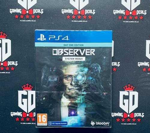 Observer System Redux Day One Edition (PS4 нов.)