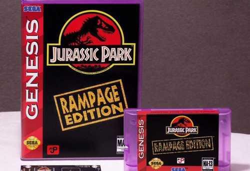 Картридж Sega Jurassic Park: Rampage Edition