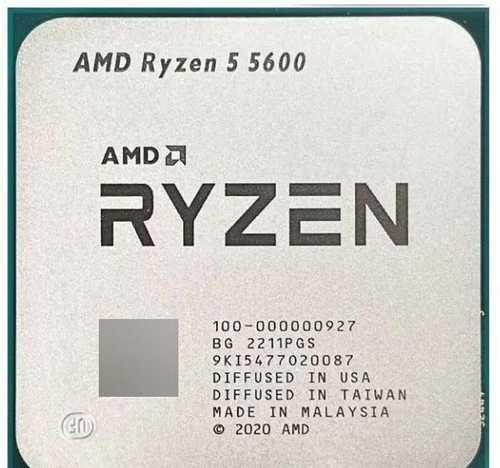 Комплект Ryzen 5 5600, A520 плата, 16gb DDR4,кулер