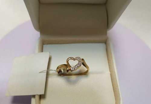 Новое кольцо из золота 585 пробы
