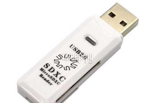Карт-ридер 5bites USB 2.0 / SD / TF / USB Plug