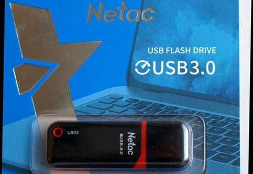 Флэшка 128gb USB 3.0 netac U903 (новая)