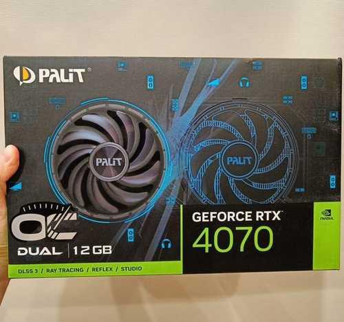 Видеокарта Palit nvidia GeForce RTX 4070 Dual