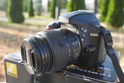 Зеркальный фотоаппарат Nikon D3300 KIT 18-55 (Б/у)