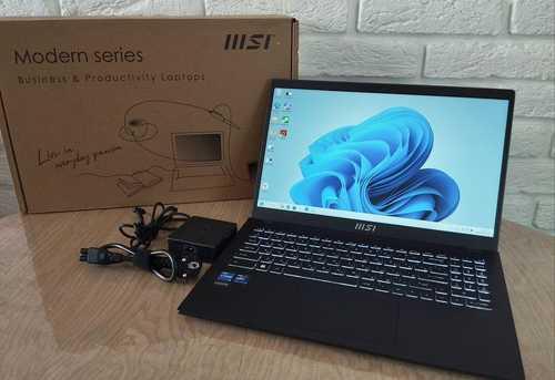 New MSI Modern ips/i5-1235u/Arc A370/8Gb/512Gb