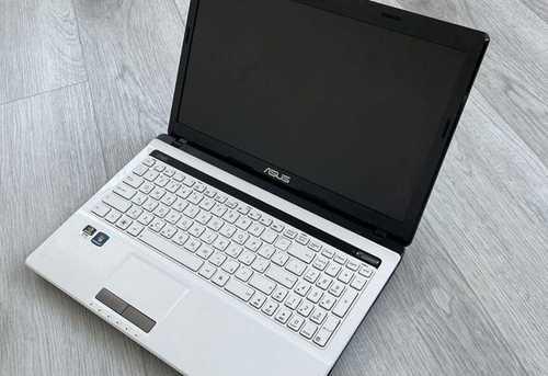Белый ноутбук Asus i7 nvidia gt 12gb ssd 256gb
