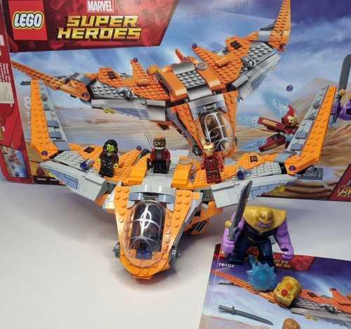 Lego 76107 ориг+коробока+инструкция marvel