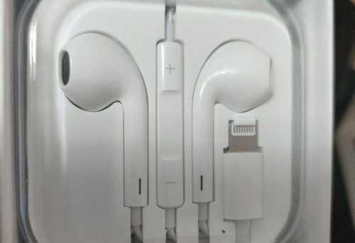 Наушники earpods lightning connector для iPhone