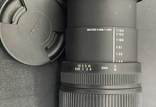 Sigma 18-200mm на Nikon