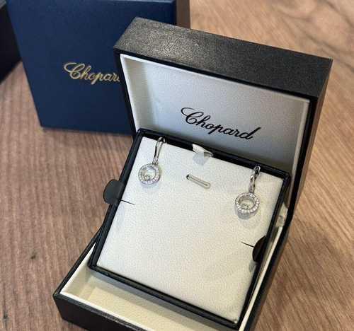 Серьги Chopard happy diamonds