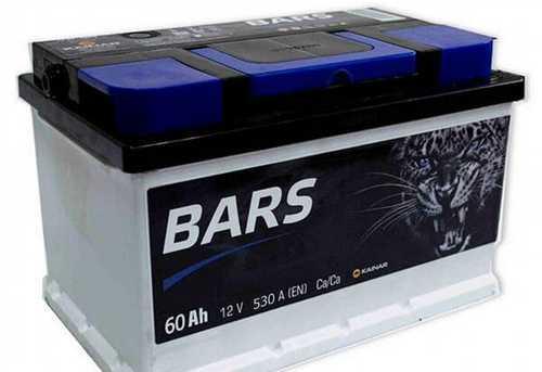 Акб Барс (Bars) 60Ah бесплатная доставка/установка