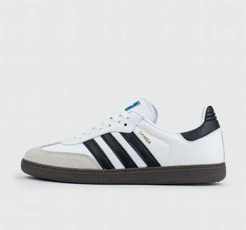 Кроссовки Adidas Samba OG White Black Str