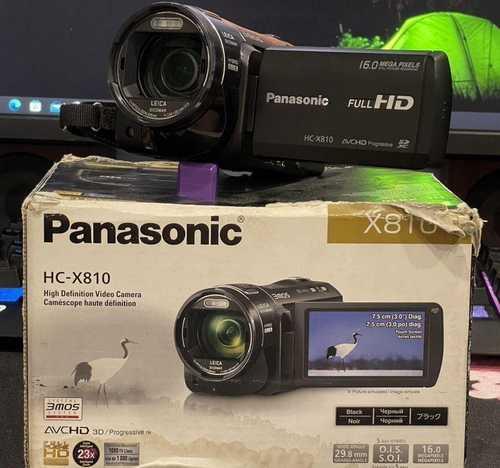 Видеокамера Panasonic hc-x810