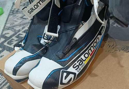Лыжные ботинки salomon prolink