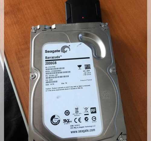 Жесткий диск hdd 3.5 2тб 2000гб