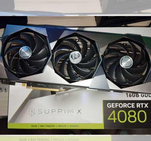 Видеокарта RTX 4080 MSI Suprim X 16GB