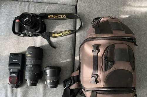 Комплект фотоаппарат Nikon D300s и обьективы