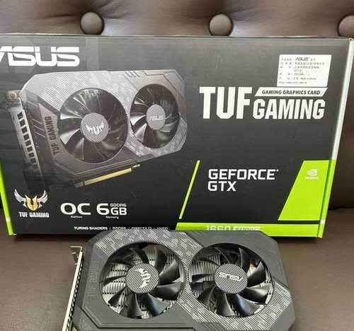 Видеокарта Asus gtx 1660 super TUF gaming