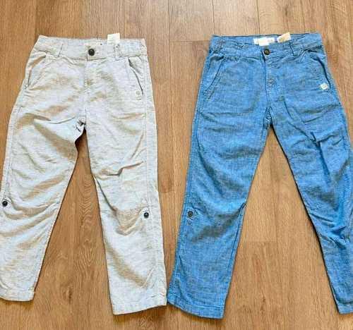 Льняные брюки h&m, 8 лет