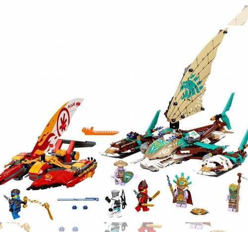 Конструктор lego ninjago 71748 Морская битва на катамаране