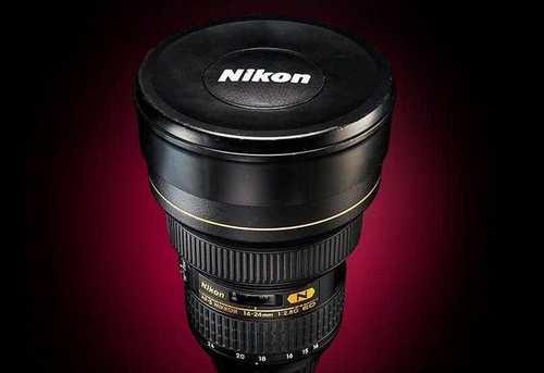 Обьектив Nikon Nikkor 14-24mm f/2,8 ED