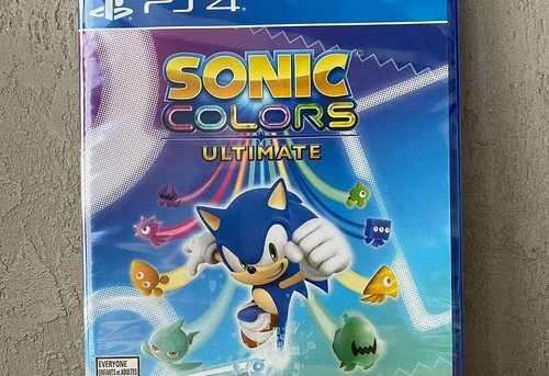 Sonic Colours Ultimate PS4 русские субтитры