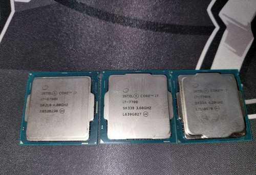 4-ядерный процессор Intel Core i7-7700K 7700 6700K