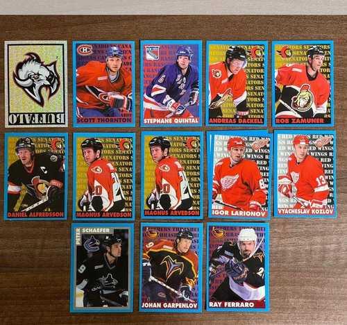 Наклейки Panini nhl 99-00