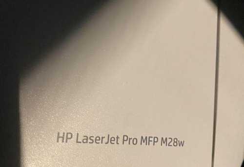 Мфу лазерное HP LaserJet Pro MFP M28w
