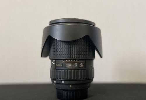 Tokina AT-X 16-50mm f/2.8 PRO DX Nikon F