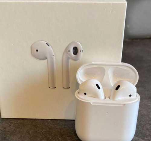 Беспроводные наушники apple airpods 2