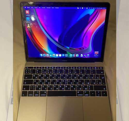 MacBook 12 (2015), 256 ГБ, Core M, 1.1 ГГц, RAM 8 ГБ, Intel HD Graphics 5300